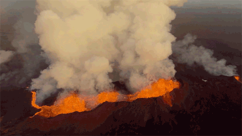 GIF volcano - animated GIF on GIFER