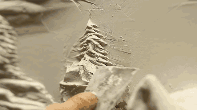 Interesting sculptures drywall GIF - Find on GIFER
