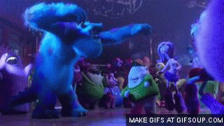 Sully dancing bay GIF - Find on GIFER