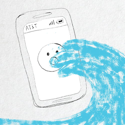 Ocean wave phone GIF - Find on GIFER