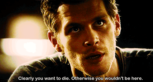 GIF klaus mikaelson - animated GIF on GIFER