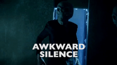 GIF awkward silence uncomfortable - animated GIF on GIFER