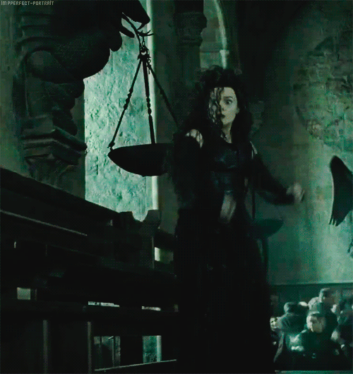 GIF bellatrix lestrange harry potter helena bonham carter - animated ...