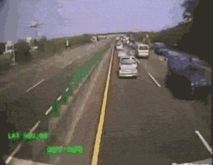 Traffic jam car accident coming through GIF - Find on GIFER