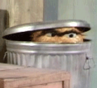 GIF sesame street oscar the grouch free - animated GIF on GIFER