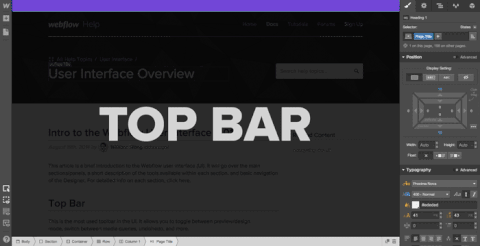 GIF user interface - animated GIF on GIFER
