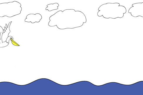 Bird flying pelican GIF - Find on GIFER