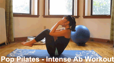 Pilates pop workout GIF - Find on GIFER
