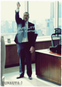 GIF suits louis litt rick hoffman - animated GIF on GIFER