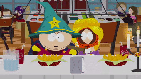 GIF kenny mccormick cartman wizard - animated GIF on GIFER