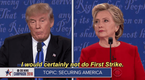 Debate presidential debate 2016 GIF - Find on GIFER