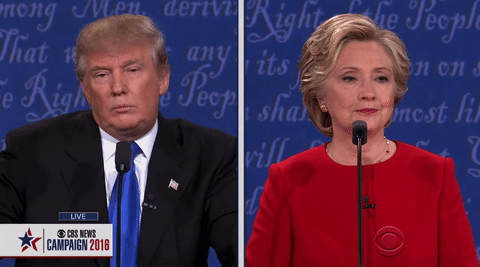 Debate presidential debate 2016 GIF - Find on GIFER