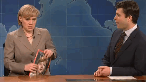 GIF snl time kate mckinnon - animated GIF on GIFER