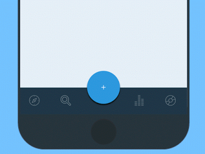GIF user interface - animated GIF on GIFER