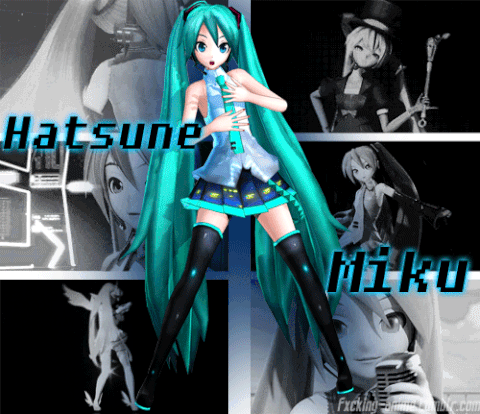 GIF hatsune miku - animated GIF on GIFER