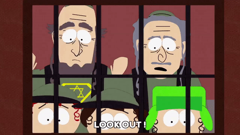 Kyle broflovski scared shocked GIF - Find on GIFER