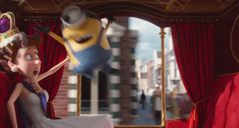 Minions queen elizabeth stuart GIF - Find on GIFER