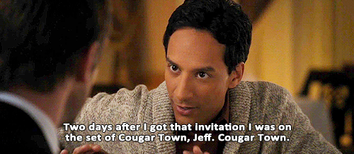 Community jeff x abed t shirt music video GIF - Find on GIFER