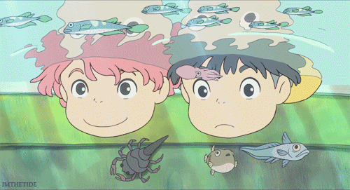 Ponyo anime movies GIF - Find on GIFER
