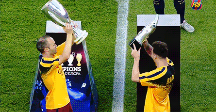 Messi fcb iniesta GIF - Find on GIFER