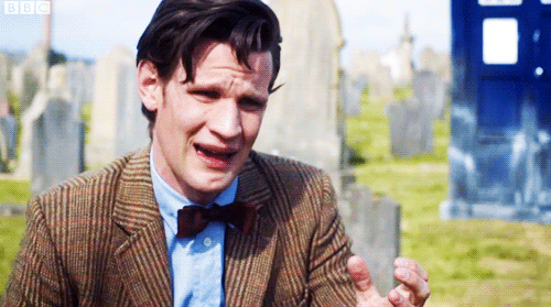 Doctor Who Matt Smith Crying Gif