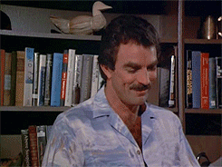 Tom selleck magnum pi reaction GIF - Find on GIFER