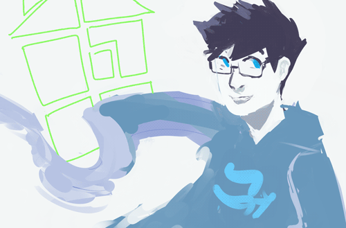 Homestuck john egbert warn GIF - Find on GIFER