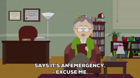 GIF worried telephone emergency - animated GIF on GIFER