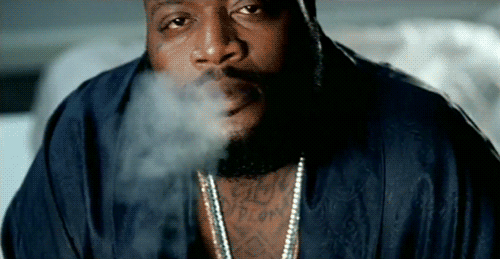 Ice Cube Smoking A Blunt