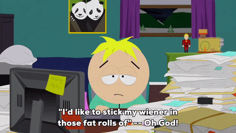 Tired reality butters stotch GIF - Find on GIFER