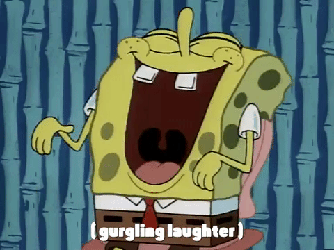 Spongebob Laughing Gif