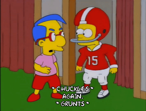 Kick in the balls bart simpson season 9 GIF - Find on GIFER
