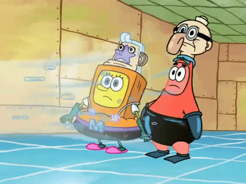 GIF shuffleboarding spongebob squarepants season 6 - animated GIF on GIFER