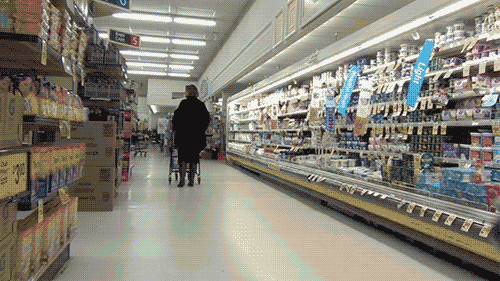 GIF grocery whitepeoplegifs store - animated GIF on GIFER