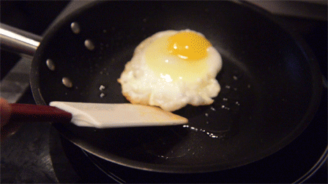 GIF fry frying pan chef - animated GIF on GIFER