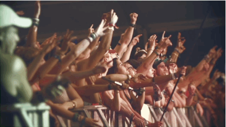 Festival concert musica GIF - Trouver sur GIFER