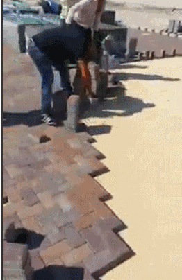 Brick laying GIF - Find on GIFER