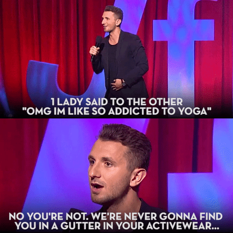 Foxtel comedy channel stand up GIF - Encontrar en GIFER