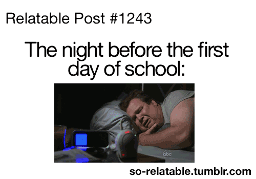 GIF life night school - animated GIF on GIFER