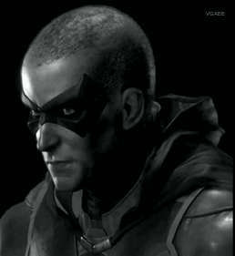 Robin batman arkham knight nightwing GIF - Find on GIFER