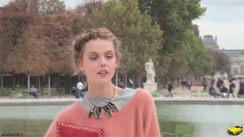 Fashion model exit GIF - Find on GIFER
