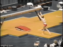 Balance beam GIF - Find on GIFER