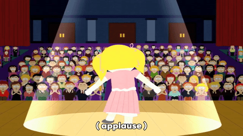 GIF applause show event - animated GIF on GIFER