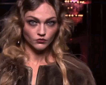 GIF fashion dior sasha pivovarova - animated GIF on GIFER