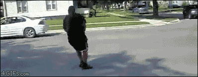 GIF fail dancing street - animated GIF on GIFER