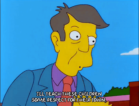 Episode 20 season 10 principal skinner GIF - Find on GIFER