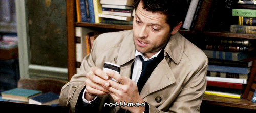 Misha collins one misha GIF - Find on GIFER