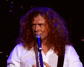 Heavy metal megadeth dave mustaine GIF - Find on GIFER