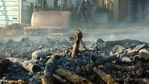 Evil dead ash vs evil dead horror film GIF - Find on GIFER