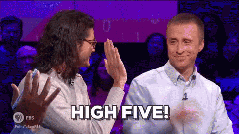Highfive GIF - Find on GIFER